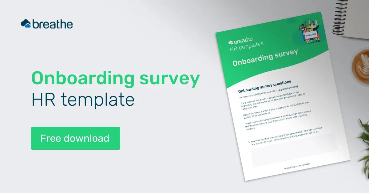 Onboarding survey template